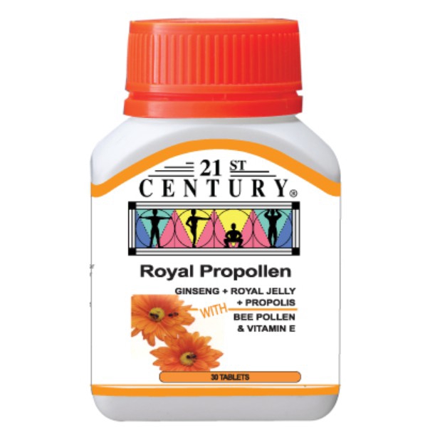 21st Century Royal Propollen With Ginseng + Royal Jelly + Propolis (30 ...