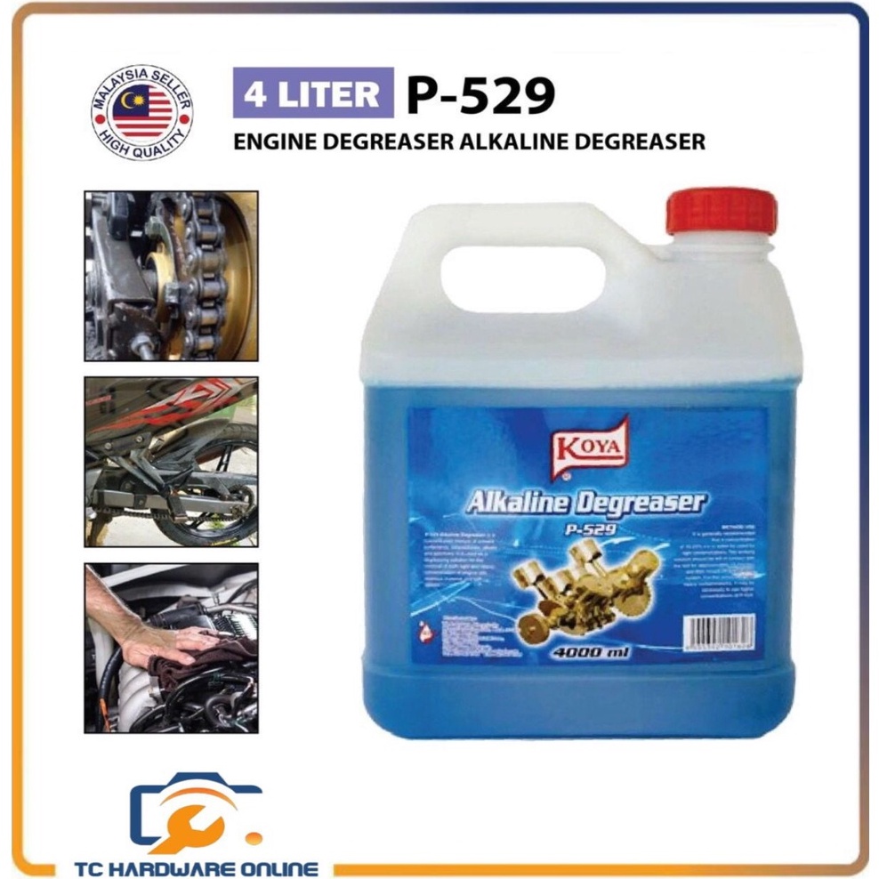KOYA 4L ENGINE DEGREASER ALKALINE DEGREASER P-529 | Shopee Malaysia
