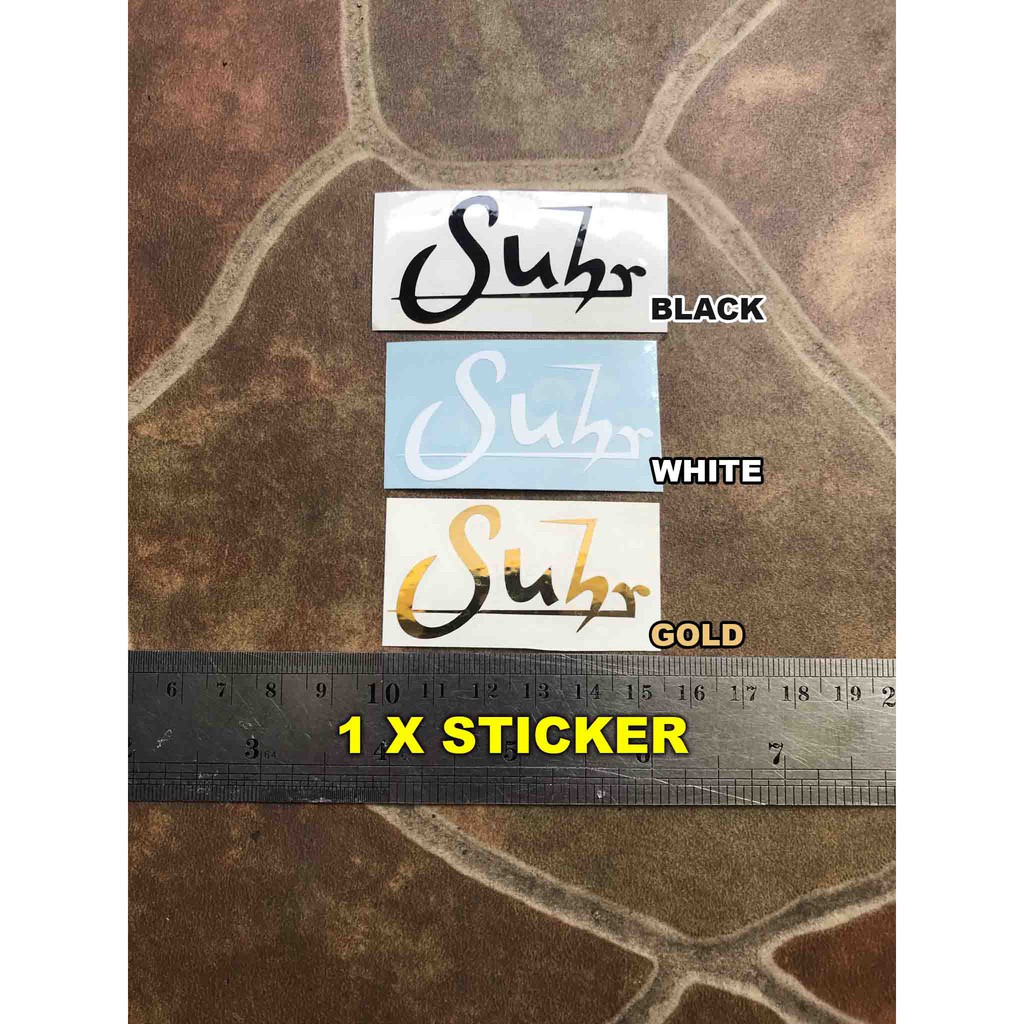 Guitar Suhr Headstock Sticker Sticker Sticker Electric Guitar Not Decal ...