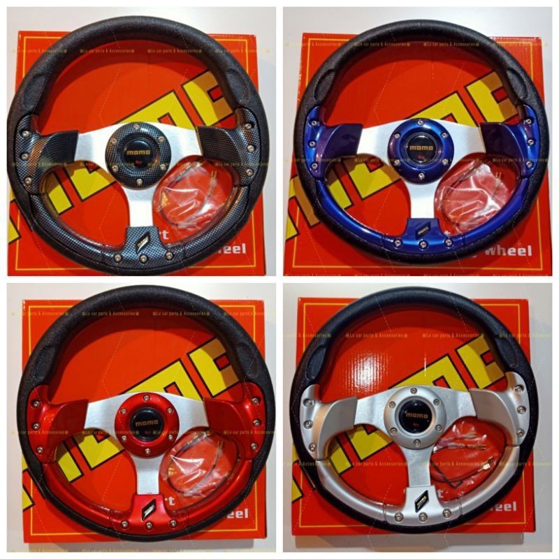 MoMo Steering Wheel Carbon Fiber Sport Racing 13 Inch Gen2 Persona ...