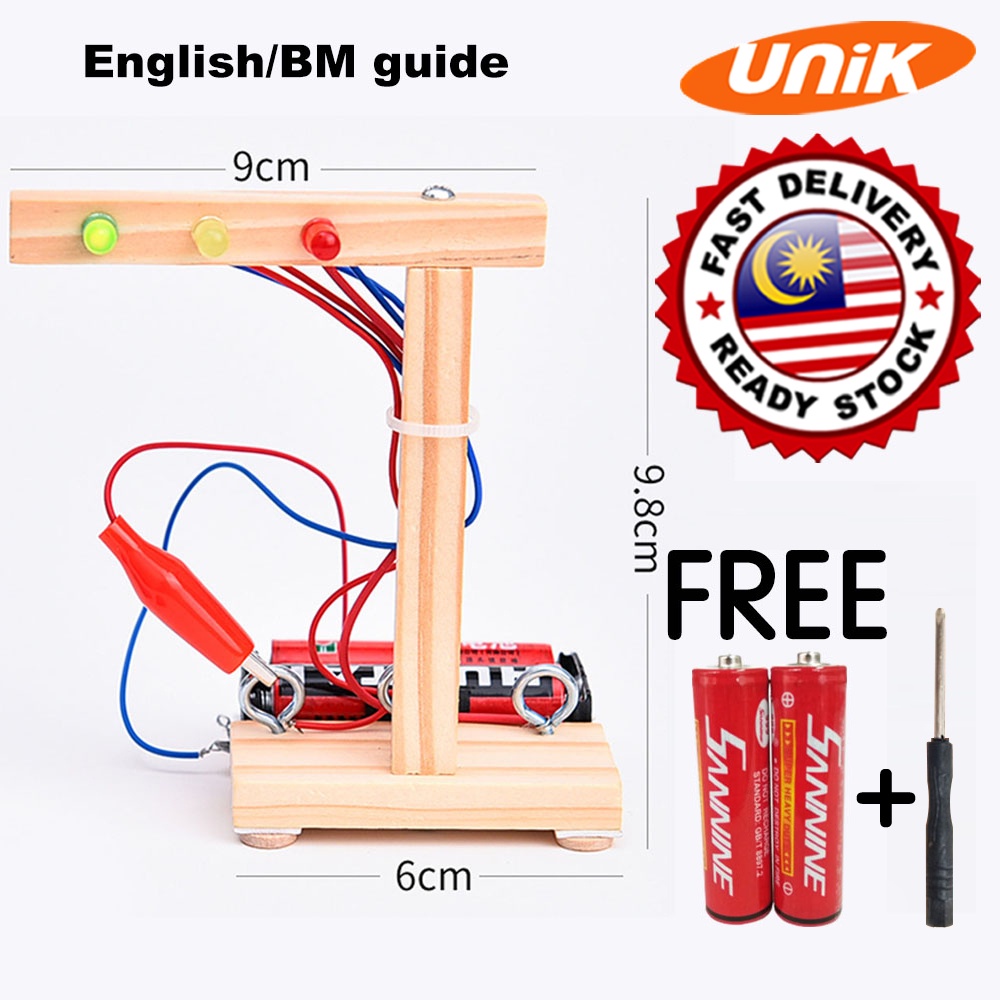 [UNIK] DIY Traffic Lights Model for Early Learning Science Technology ...