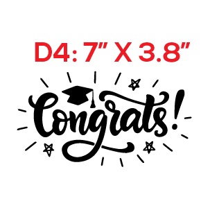 Sticker Balloon CONGRATS TAHNIAH for Aqua Bobo Bubble Balloon Belon ...