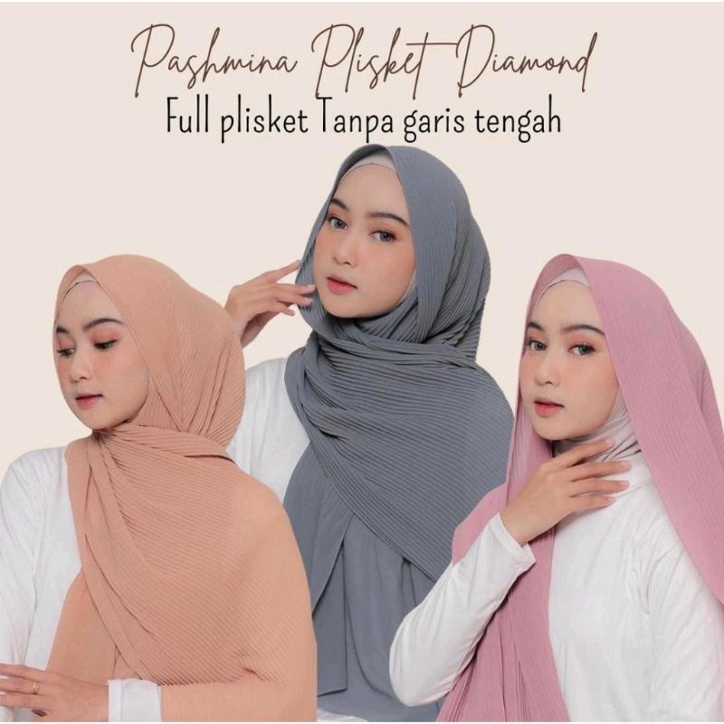 Pashmina FULL PASHMINA Without Lines 180X75 | Shopee Malaysia