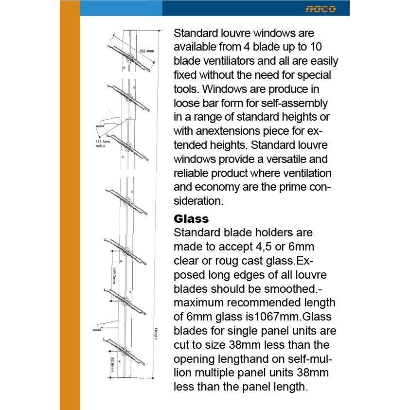 MASCO NACO Aluminum Window Louvres | Shopee Malaysia