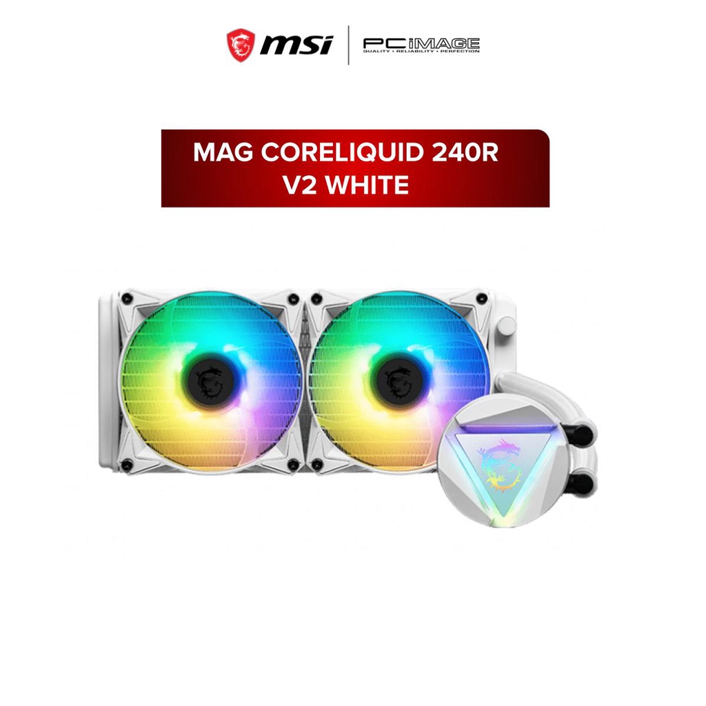 MSI MAG CORELIQUID 240R V2 LIQUID COOLER - WHITE | Shopee Malaysia