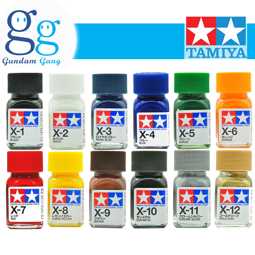 Tamiya Enamel X1 X2 X3 X4 X5 X6 X7 X8 X9 X10 X11 X12 10ml (Deliver to ...