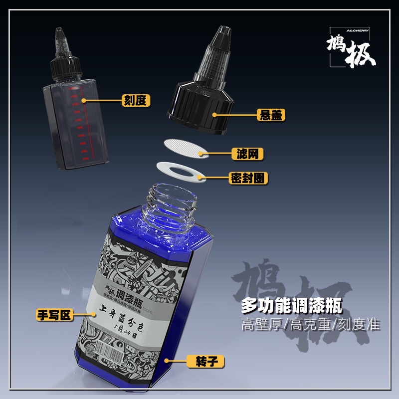 ALCHEMY PAINTS EMPTY BOTTLE 50ML/100ML | Shopee Malaysia