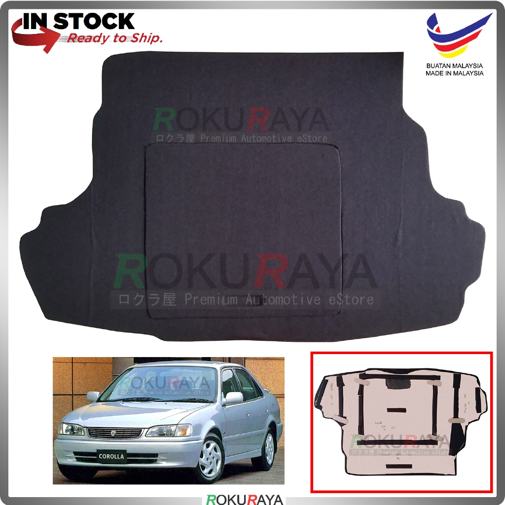 Toyota Corolla AE110 SEG111 Custom Fit 15mm Rear Bonnet Spare Tyre Tire ...