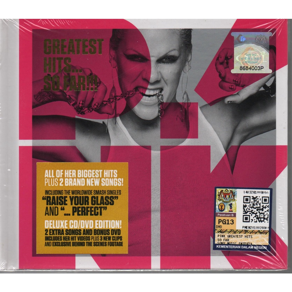 CD PINK Greatest Hits... So Far!!! (Booklet Deluxe CD + DVD Edition ...