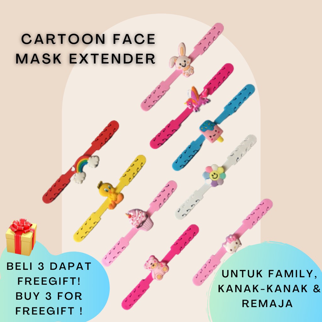 Face Mask Extender (Cartoon - Soft Silicone) | Shopee Malaysia