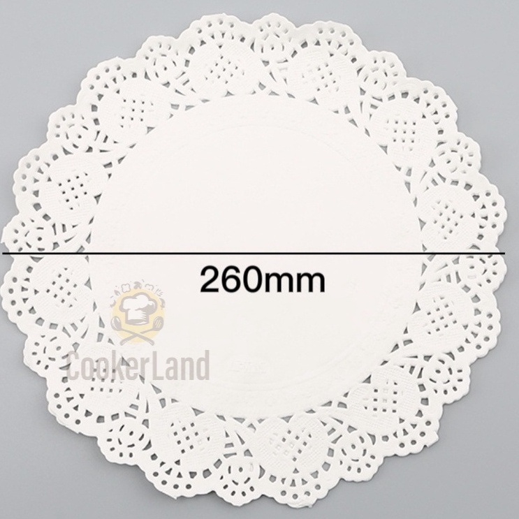 150 Pcs Round Lace Paper /Dolly Paper/Doily Paper/White Food Grade ...