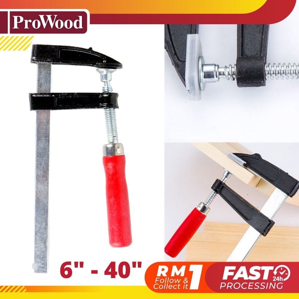 Slim Mini F-Clamp F Clamp Adjustable F Sliding Bar Clip Woodworking ...