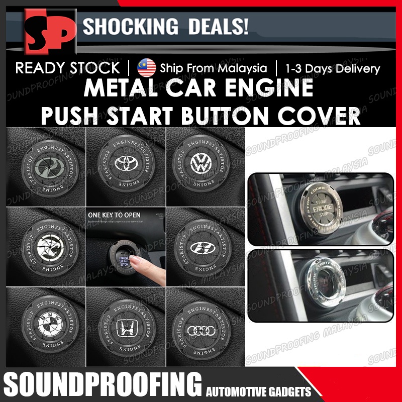 Auto Car Engine Push Start Stop Button Cover Proton Perodua Honda ...