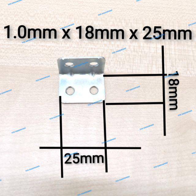 Metal L Bracket L Shape Bracket chrome & Rainbow Colour 1.0mm&1.2mm ...