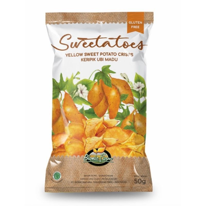 Bionic FARM SWEETATOES Honey Potato Chips 50g | Shopee Malaysia