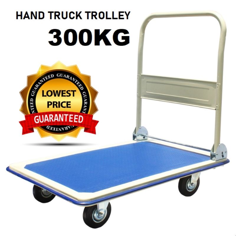 300Kg High Quality Trolley Heavy Duty Iron Foldable Platform Hand Truck ...