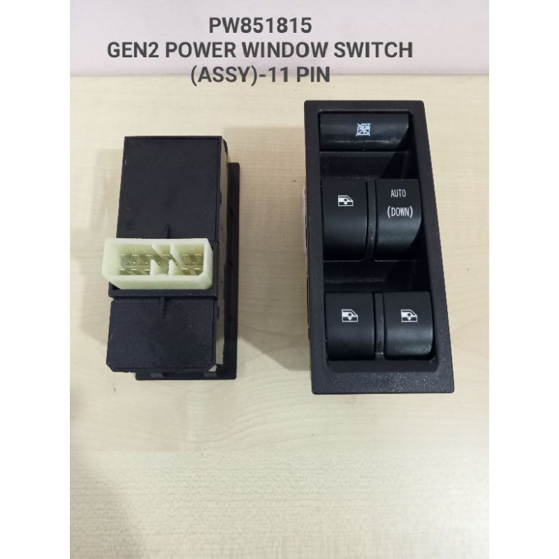 PROTON GEN 2 POWER WINDOW SWITCH ASSY (11 PIN) | Shopee Malaysia
