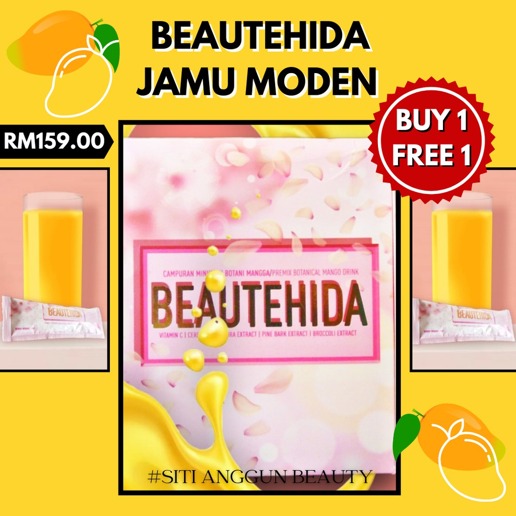 🔥ORIGINAL HQ🔥 BEAUTEHIDA JAMU MODEN + FREE GIFT | Shopee Malaysia