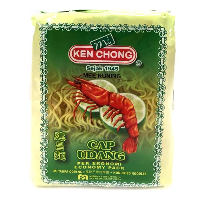 MI KEN CHONG CAP UDANG/MEE KUNING SABAH/MEE SABAH CAP UDANG | Shopee ...