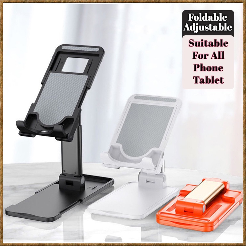 Adjustable Phone Stand 手机桌面支架可折叠 Foldable Aluminum Smartphone Handphone ...