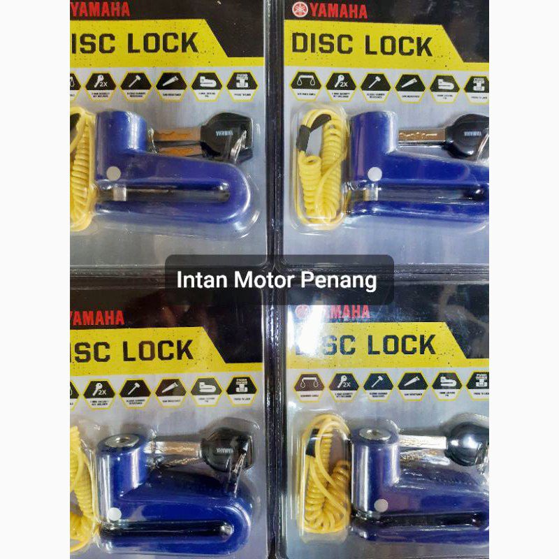 Yamaha Original Heavy Duty Security Safety Disc Lock | Shopee Malaysia