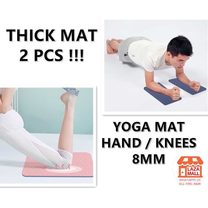Yoga Hand Knee Mat Pad Anti-Slip 34CM×17CM Moisture-resistant Aerobic ...