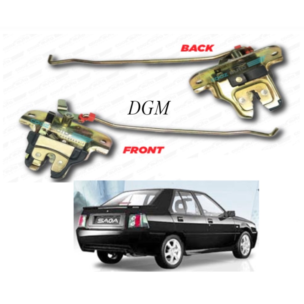 Proton Saga / Iswara LMST Rear Bonnet Inner Lock (Aeroback) High ...
