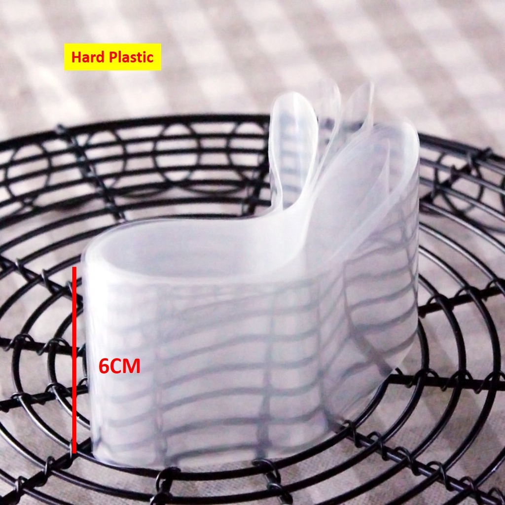 [5 Meter] 6CM Hard Plastic Transparent Mousse Cake Wrapper | Shopee ...