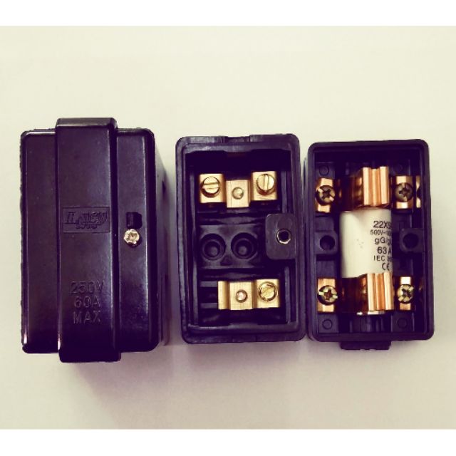 60A 63A CUT OUT COMPLETE FUSE 63A | Shopee Malaysia