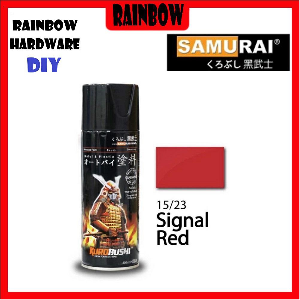 SAMURAI 15# AEROSOL SPRAY PAINT SIGNAL RED/VERMILLION - 400ML (SABAH ...
