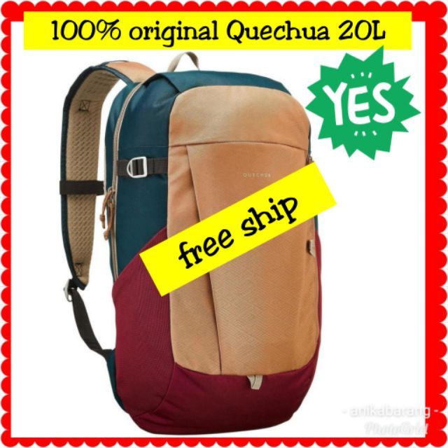 Original. Arpenaz quechua 20 liter backpack | Shopee Malaysia