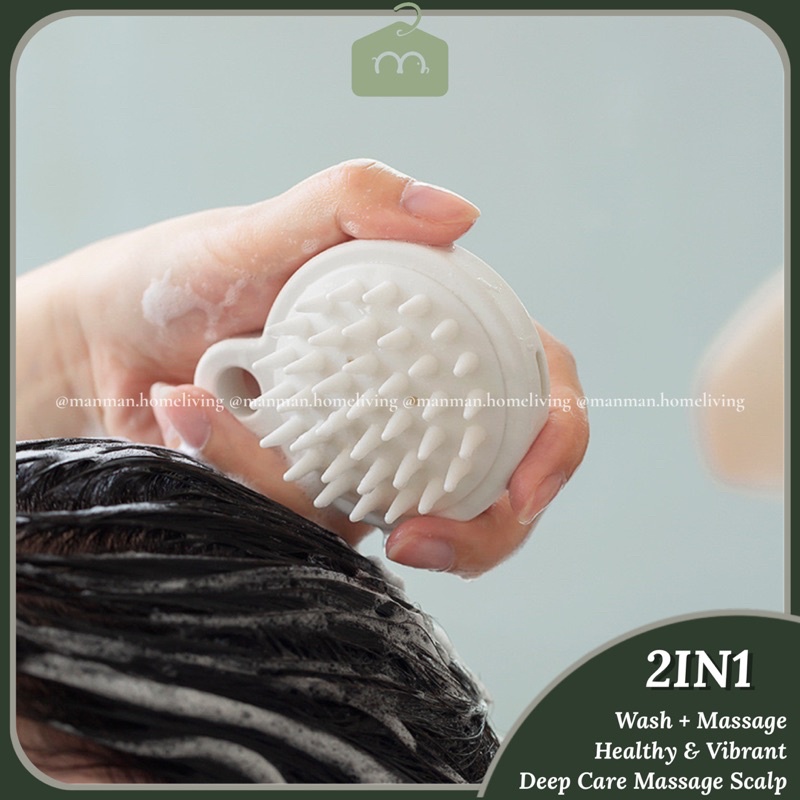 🔥Ready Stock🇯🇵𝗦𝗖𝗔𝗟𝗣 𝗖𝗔𝗥𝗘 Muji Premium Hair Brush Bath Hair Comb Shower ...