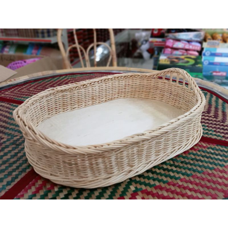 Dulang rattan tray 3 saiz | Shopee Malaysia