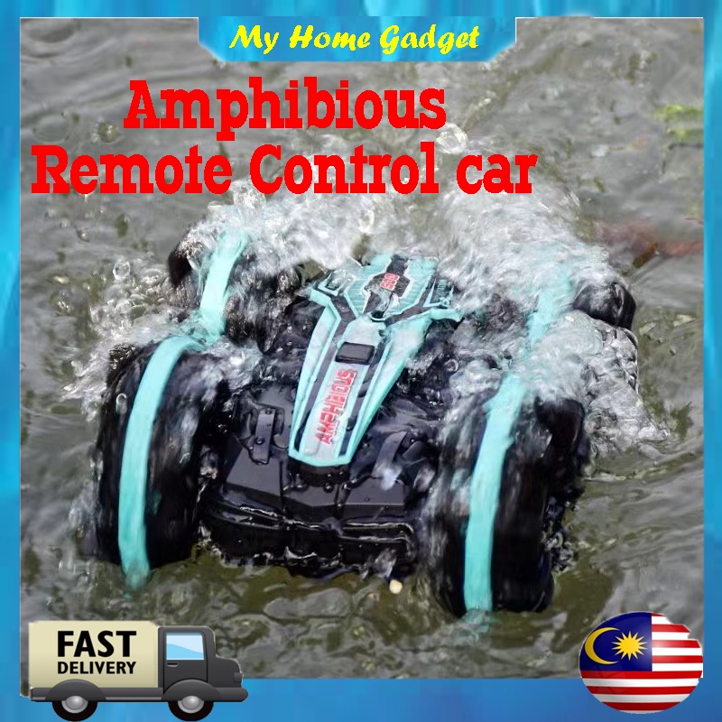 Amphibious Remote Control Vehicle 360°rotation 2.4G Wireless Remote ...