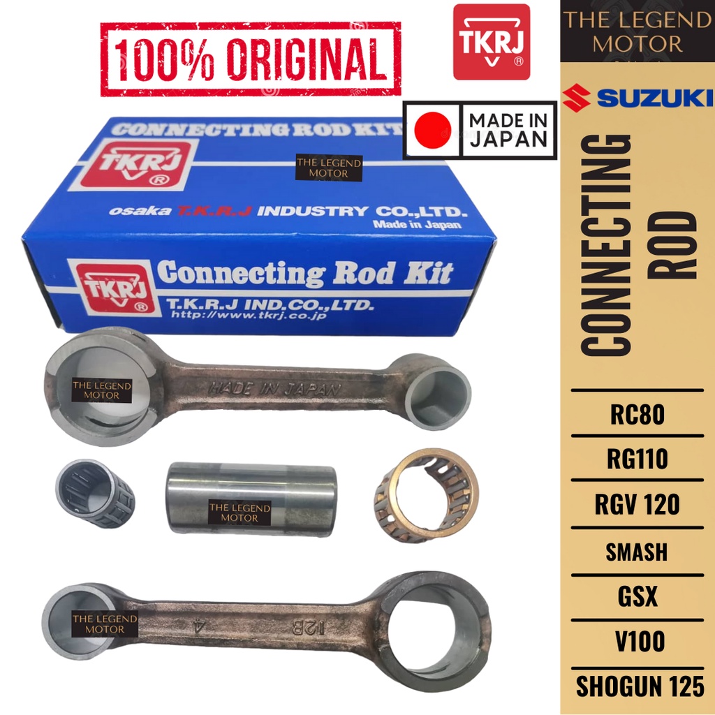 TKRJ Connecting Rod 100% Original Made in Japan Con rod Suzuki V100 ...