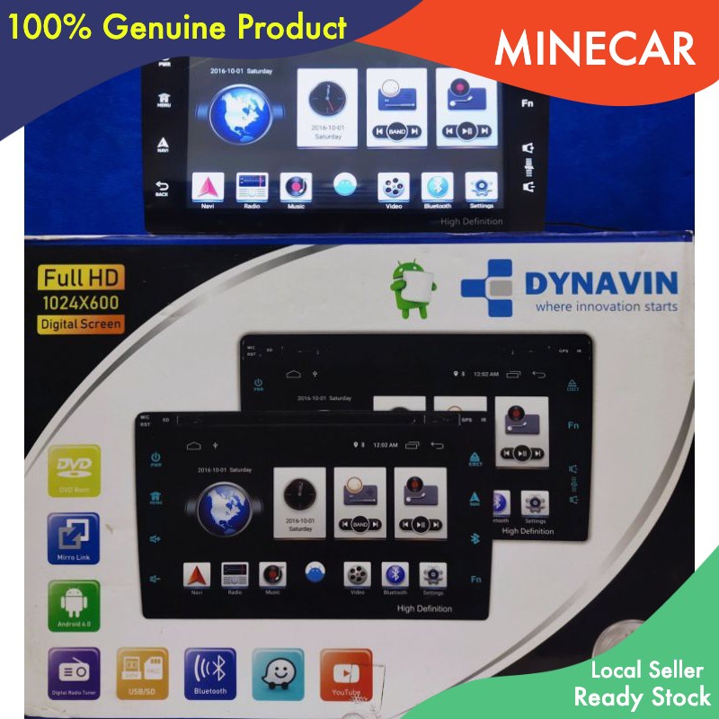 DYNAVIN SA/9/D ANDROID BLUETOOTH DVD PLAYER | Shopee Malaysia