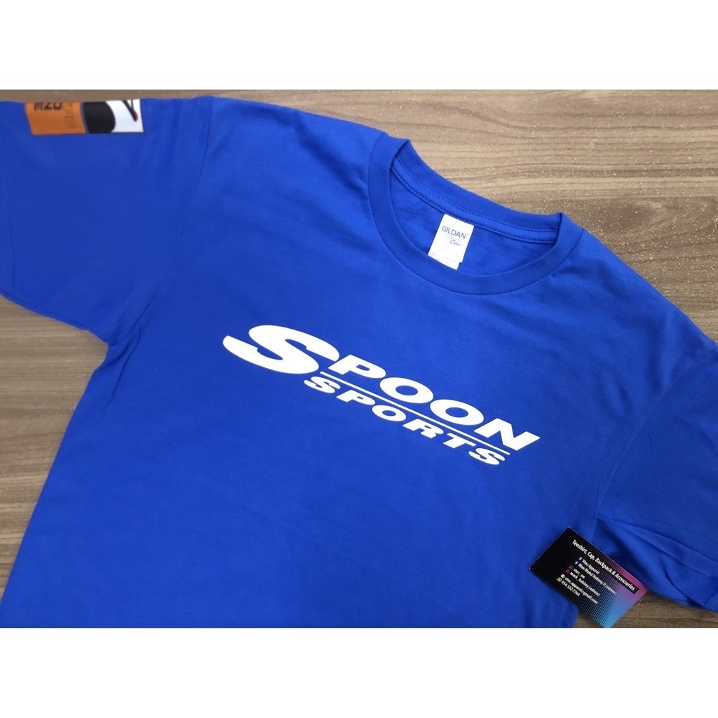 Spoon Sports Honda Japan Motorsport *D1 (Royal Blue Tshirt) | Shopee ...