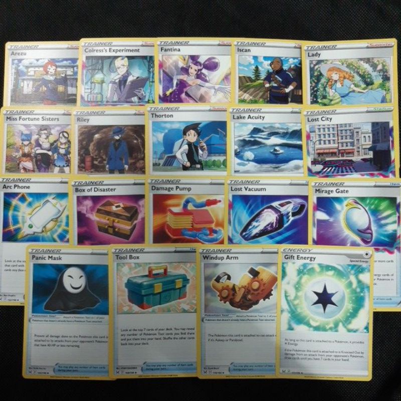 Pokemon Card TCG: SS11 Lost Origin Trainer: Arezu/ Colress's Experiment ...
