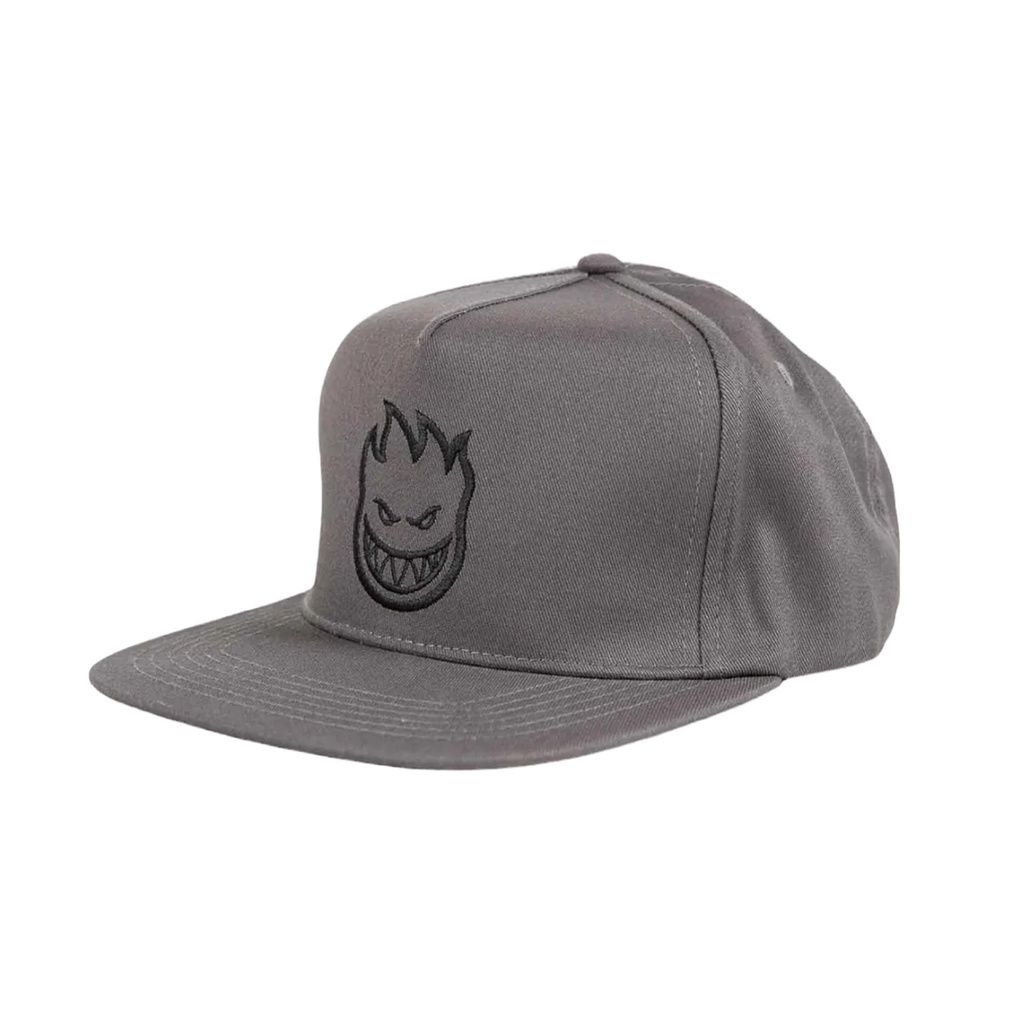 Spitfire Wheels Bighead Snapback Hat ( Charcoal/Black ) | Shopee Malaysia