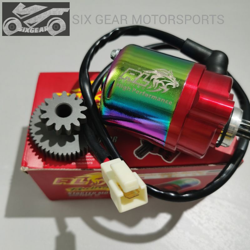 RED LEO STARTER MOTOR SIAP GEAR Y15ZR 100% ORIGINAL | Shopee Malaysia