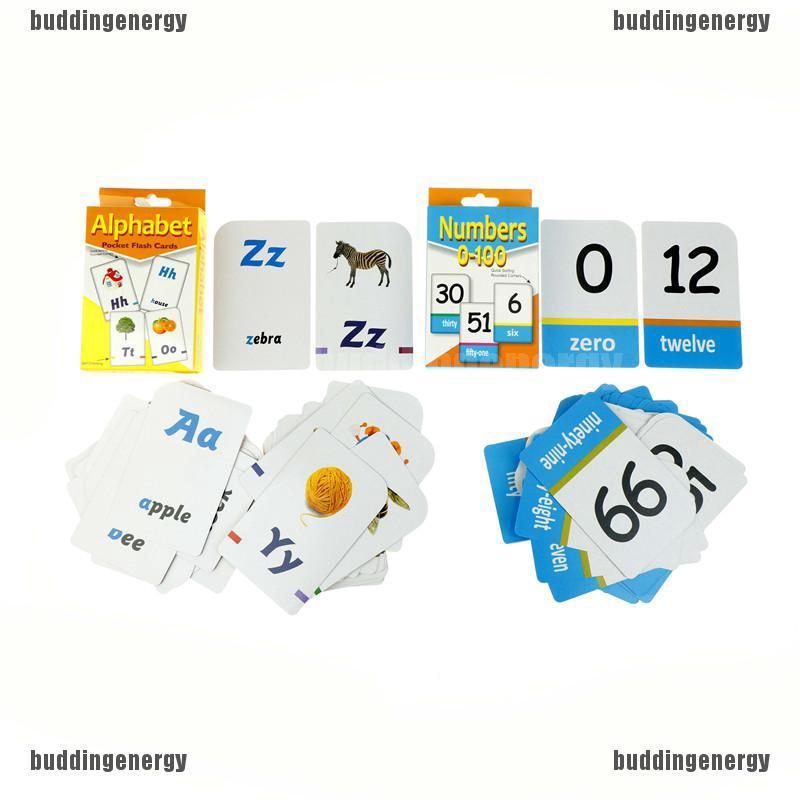 [HO&SP] Flash Cards Learn English Word Number Kid Baby Literacy Game ...