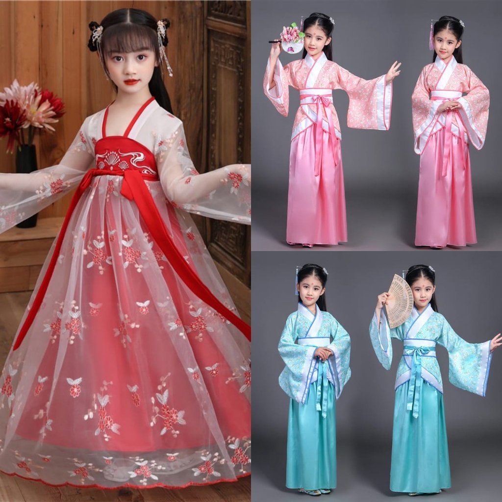 [Ready Stock in Malaysia] Chinese Hanfu Costume_Kids | Shopee Malaysia