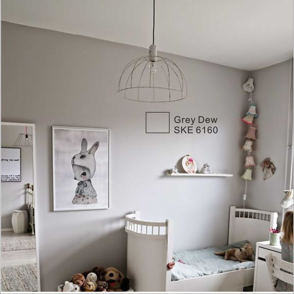 7L EMULSION PAINT ( Grey Dew SKE 6160 ) SUPERKING INTERIOR WALL FINISH ...