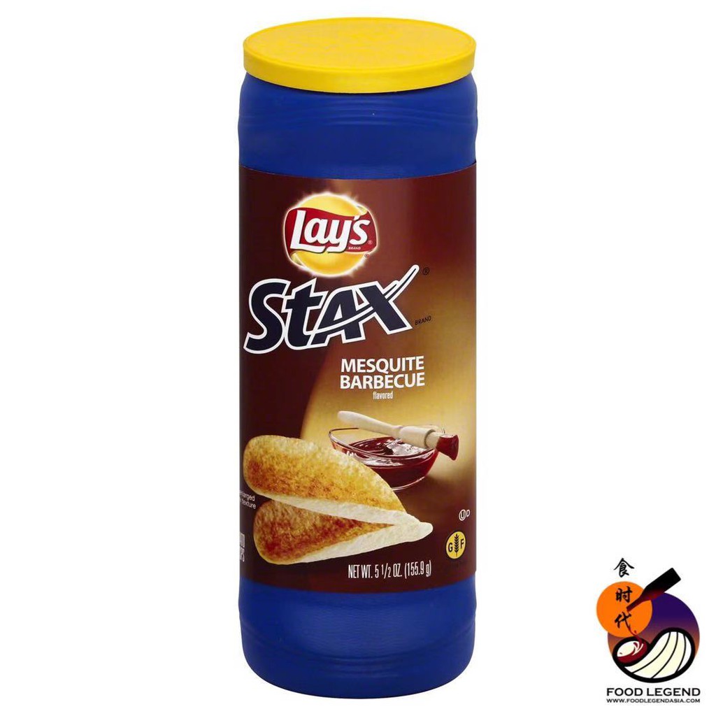 LAY'S STAX POTATO CRISPS (BBQ) 156G | Shopee Malaysia