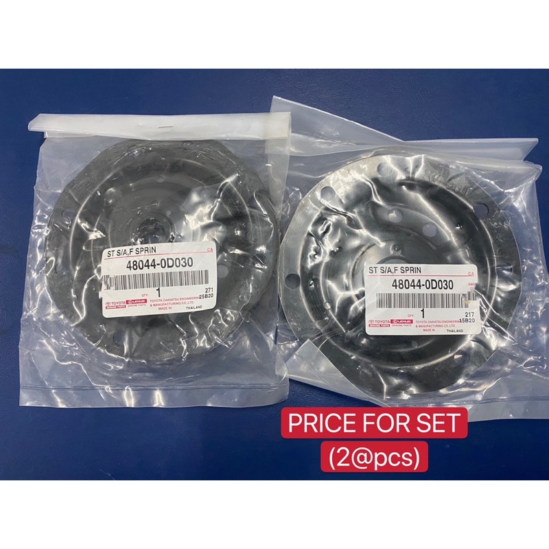 ORIGINAL TOYOTA VIOS NCP42 (2003-2007) FRONT COIL SPRING SEAT UPPER (2 ...