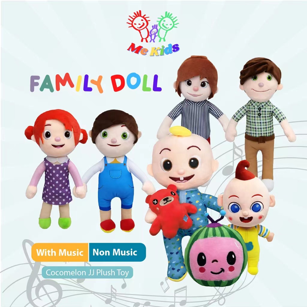 👨‍👩‍👧‍👦MEKIDS👨‍👩‍👧‍👦 [Ready Stock] Coco melon Plush Toy Music Doll Coco-melon Doll Cute ...