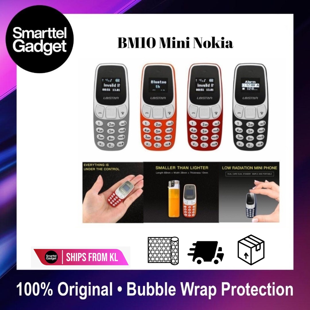 Mini N3310 Wireless Bluetooth Dialer Mini Phone BM10(READY STOCK) | Ship From Kuala Lumpur ...