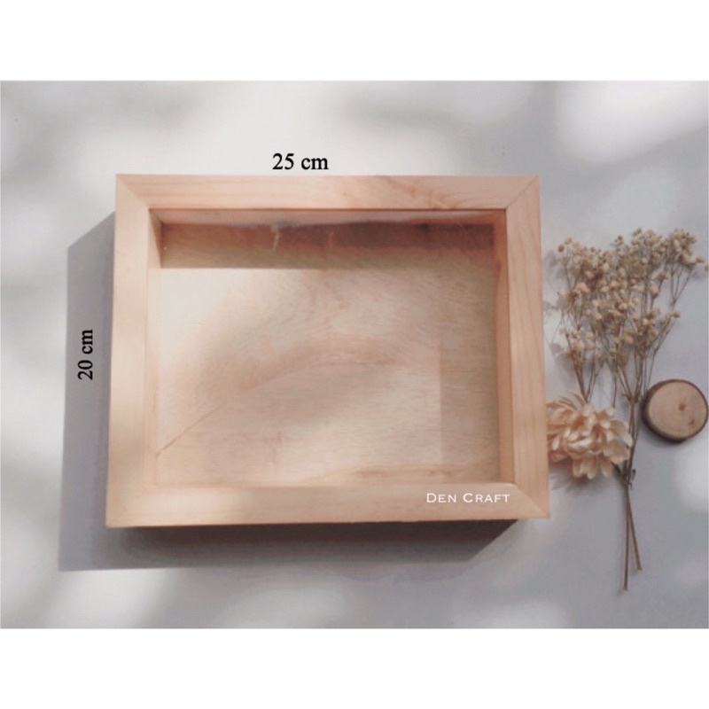KAYU 3d Photo Frames 3D Frames Dutch Teak Wood Acrylic Lid | Shopee ...