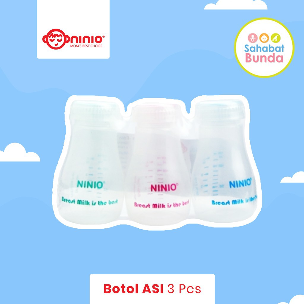 Ninio Breast Milk Storage Bottle 3 (120ml) | Shopee Malaysia