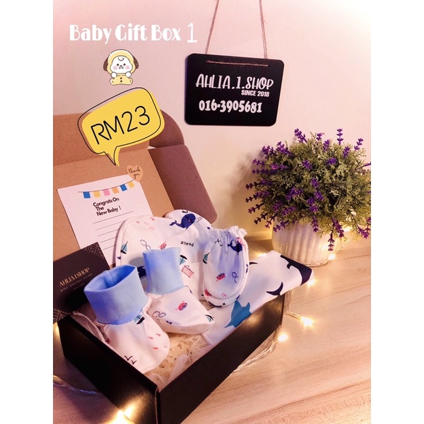🎁🎉 ️BABY GIFT BOX PALING MURAH ADA 4 CORAK CUTE 👶🏻 | Shopee Malaysia